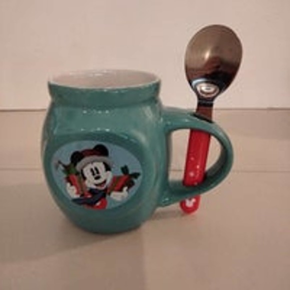 Disney | Kitchen | Disney 6 Oz Mickey Mouse Spoon Mug 425 Tall | Poshmark